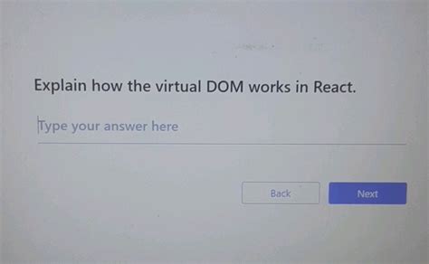 Explain How The Virtual DOM Works In React StudyX