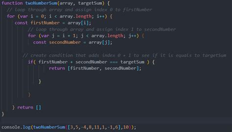 solving two number sum with javascript part 1 of 2 by don lamarr