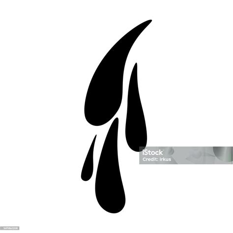 Éclaboussures Deau Symbole Icône Vecteur Illustration Isolée Sur Fond