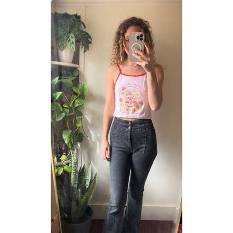 Strawberry Shortcake Tank Top NWT In 2024 Pink Lace Crop Top Black