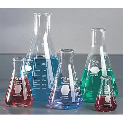Erlenmeyer Flasks Narrow Neck 500 Ml Chemical Plus