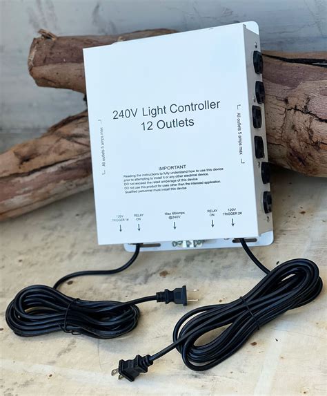 12 Outlet Led Mlc Master Light Relay Controller 240v 60a Hydroponic
