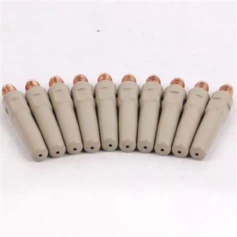 Welding Gun Nozzle With Non Stick Coating For Slag Protection Copper0 8