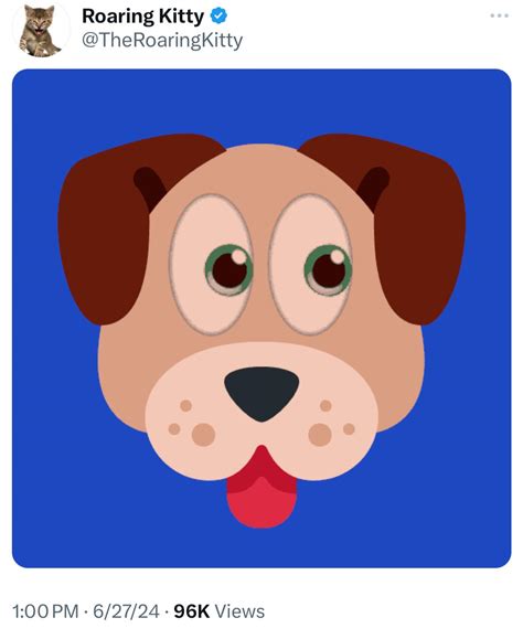 New Roaring Kitty Post On X R Roaringkitty