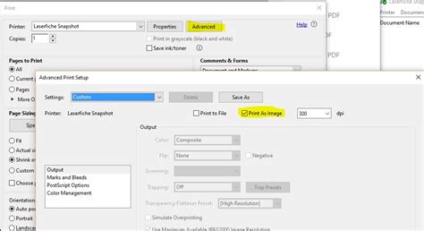 Laserfiche Snapshot Intermittently Stuck In Windows Print Queue