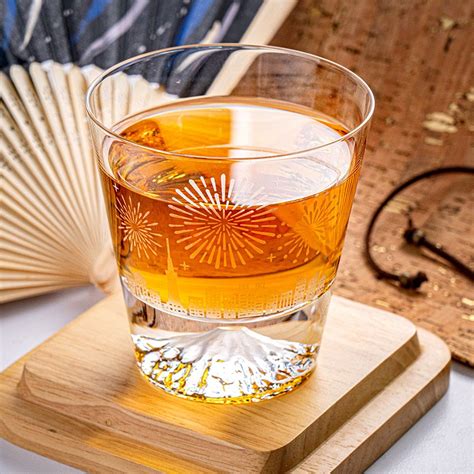 田島硝子 日本手工吹製富士山杯 夏季花火 夏季款 威士忌杯 酒杯 隨飲料變色tg23 015 Fwcy Pchome 24h購物