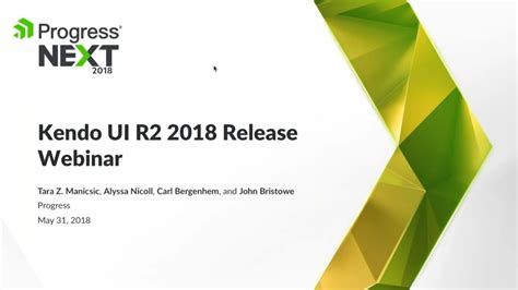 kendo ui r2 release webinar youtube