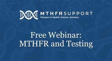 Free Patient Webinar Mthfr And Testing Mthfr Support Australia