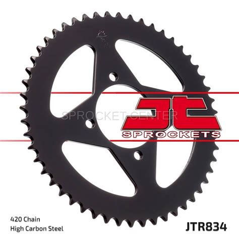 JT Sprockets JTR834 420 Pitch Steel Rear Sprocket Yamaha TT R PW SprocketCenter