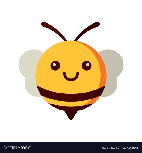 Cute Bee Royalty Free Vector Image Vectorstock