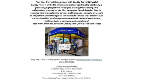 Cassidy Travel Stephensgreen Shopping Centre