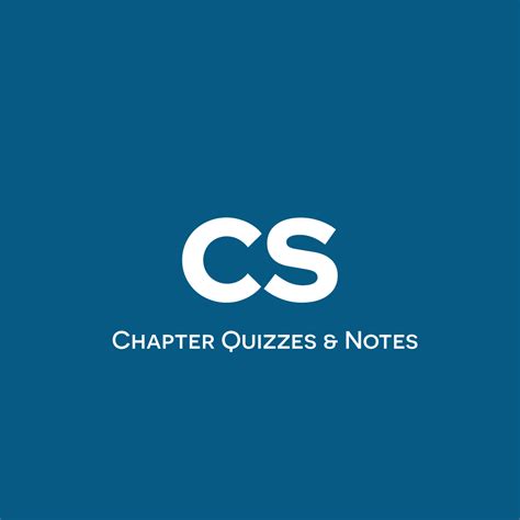 Cs Chapter Quizzes And Notes Icpm