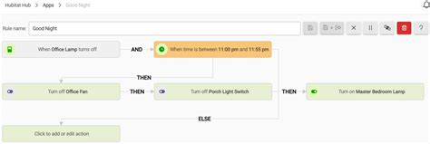 visual rules builder to simple automation rules conversion apps hubitat