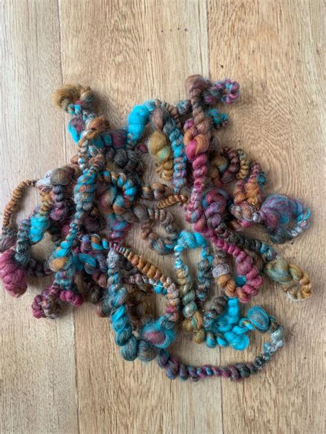 Handspun Coiled Art Yarn Etsy