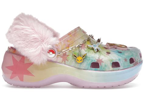 Crocs Classic Platform Clog Pokémon Eevee Womens 211429 90h Us