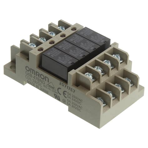 Omron G6b 47bnd Dc24 Compact Terminal Relay With 4 Independent Outputs