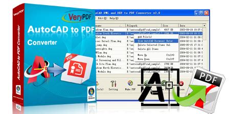 VeryPDF AutoCAD To PDF Converter Convert AutoCAD To PDF DWG To PDF DXF To PDF