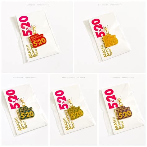 Jual Arashi 5x20 Venue Limited Anniversary Charm Ohno Satoshi Sho