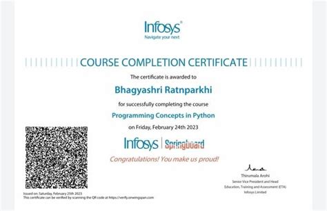 Im Happy To Share That Successfully Completed The Course Programming