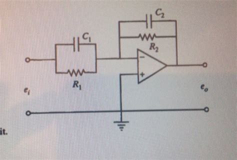 Solved Find The Transfer Function For The Op Amp Circuit