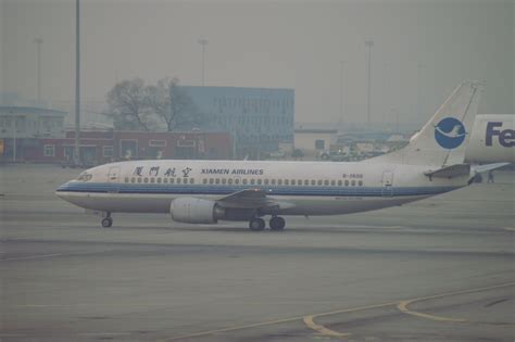 厦門航空 Boeing 737 300 B 2656 北京首都国際空港 航空フォト By 磐城さん 撮影2007年02月02日