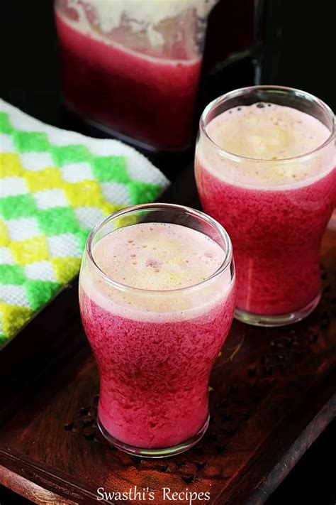 How To Make Aloe Vera Juice Swasthi S Recipes