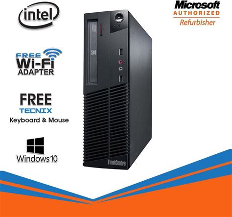 Refurbished Lenovo Thinkcentre M83 Sff Desktop Computer Intel Core I5