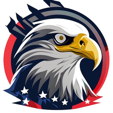 Premium Vector Bald Eagle American Symbol