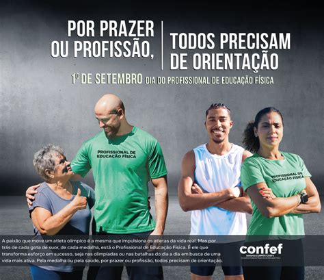 º de Setembro Dia do Profissional de Educação Física Conselho Regional de Educação Física