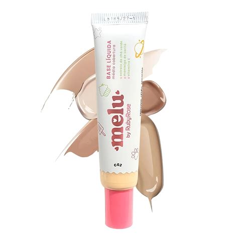 Base Líquida Melu Ruby Rose