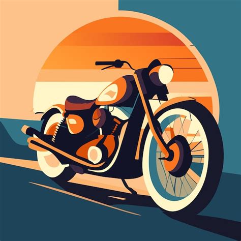 Art Vectoriel Moto Vecteur Premium Généré à Base Dia