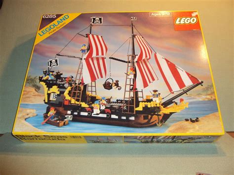 Vintage Lego Pirate Ship Set 6285 Black Seas Barracuda From 1989 Rare