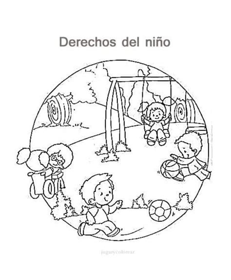 Dibujos De Derechos De Los Niños Para Colorear E Imprimir Coloringlib