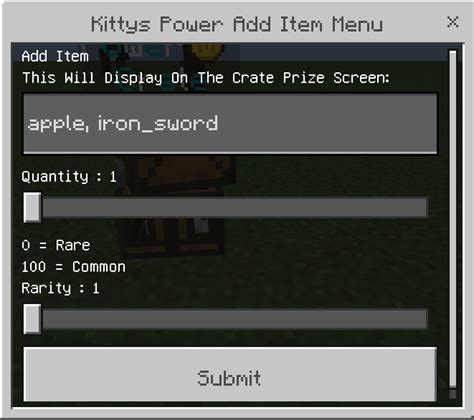 Kittys Crates Addon For Minecraft