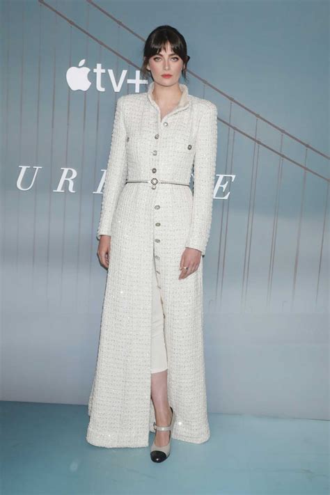 Millie Brady Attends Apple Tv Surface Premiere At The Morgan Library
