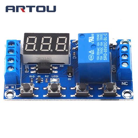 V Relay Module Switch Trigger Time Delay Circuit Timer Cycle