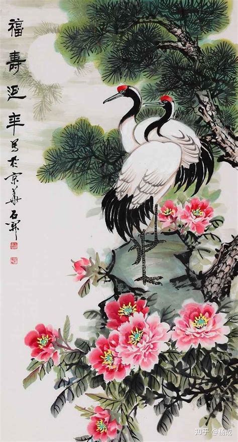祝寿的画都有哪些？这些花鸟画任你挑选 知乎