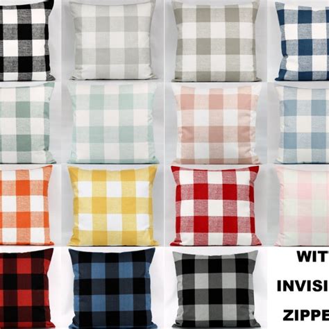 Buffalo Check Pillow Etsy