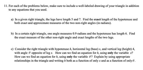 Solved For Each Of The Problems Below Make Sure To Chegg