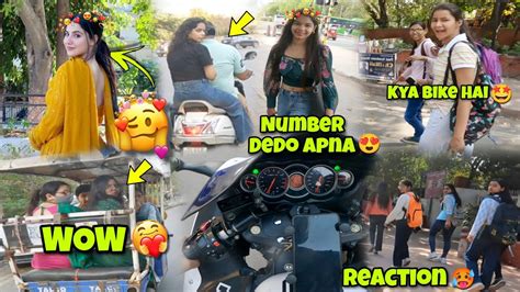 Hayabusa Ne Sabko Diwana Kar Diya 💞 Ladki Ne Mera Number Le Liya 😍