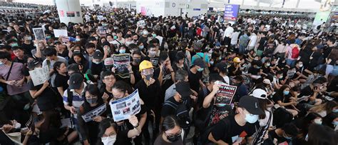 How Hong Kong Airport Protests Ended In Chaos
