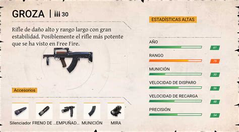 Galería Todos los rifles de asalto en Free Fire