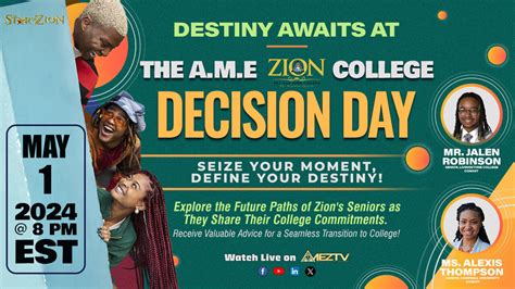 The Ame Zion Church Celebrates College Decision Day Star Of Zion