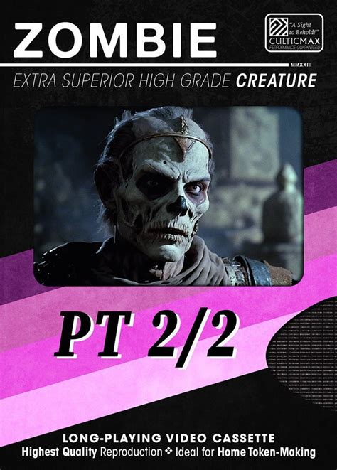 Mtg Vhs Zombie Token Etsy