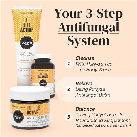 Puriya Tea Tree Oil Antifungal Cream Natural Athletes Foot Cream