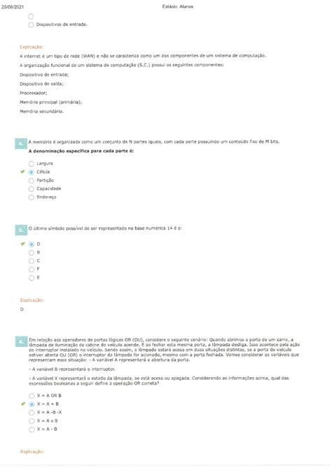 Org E Arq De Computador Arquitetura E Organiza O De