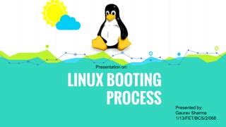 Linux Booting Process Ppt