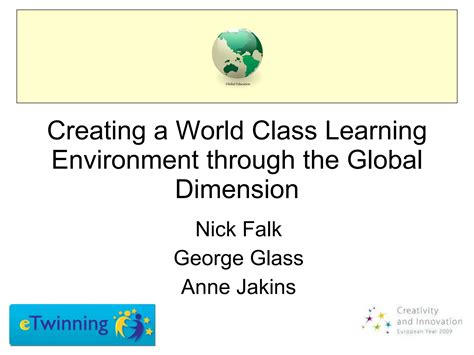 Creating A World Class Learning Environment Ppt