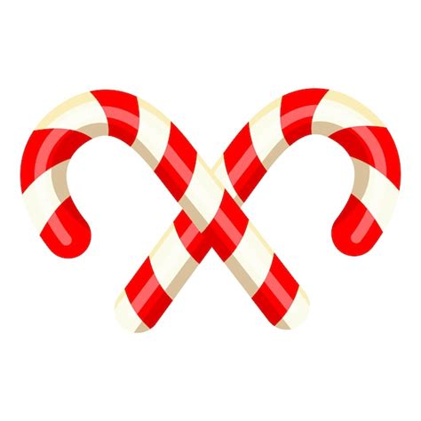 Premium Vector Crossing Candy Canes Clip Art