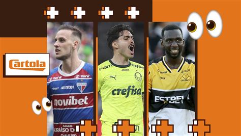 Cartola veja seis dicas pouco visadas para o meio e ataque na rodada do Brasileirão